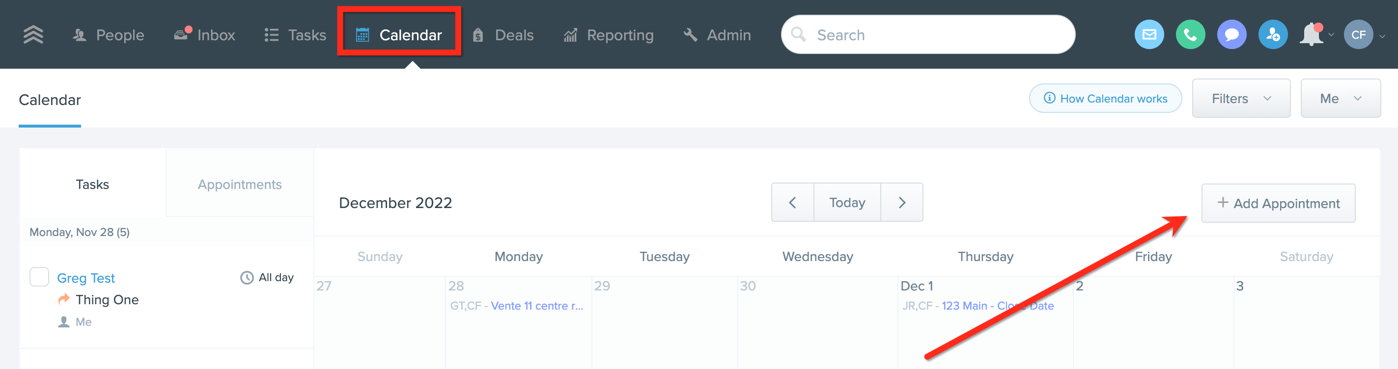 Appointments & Events – Follow Up Boss - Help Center
