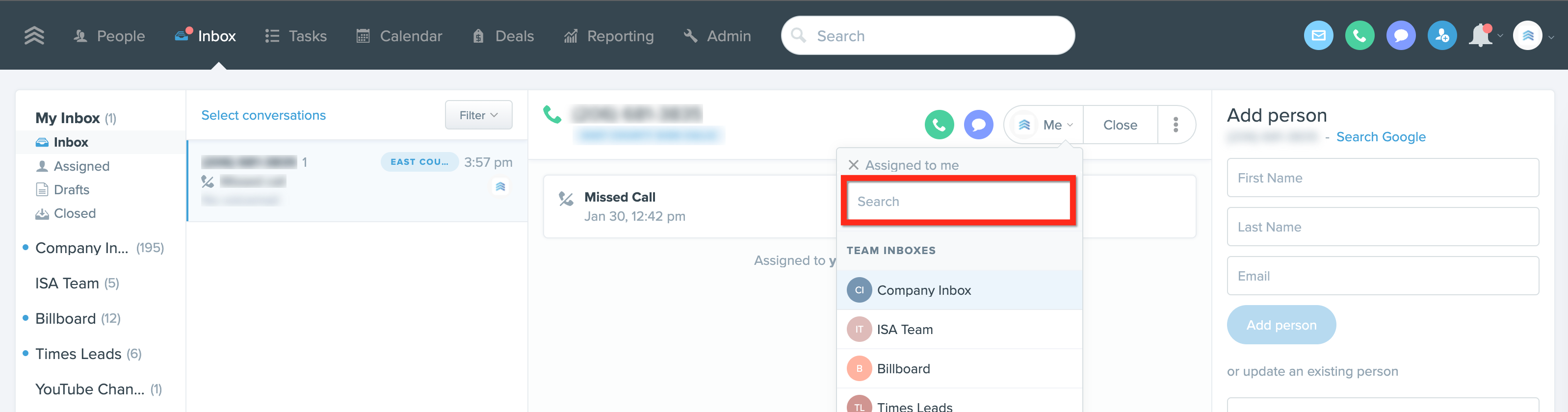 Assigning a Conversation – Follow Up Boss - Help Center