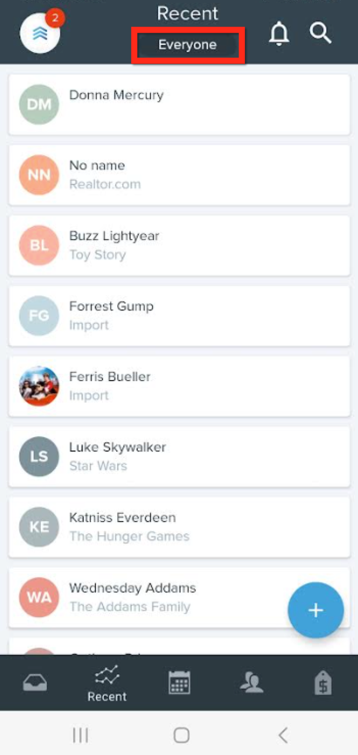Android: Recent – Follow Up Boss - Help Center