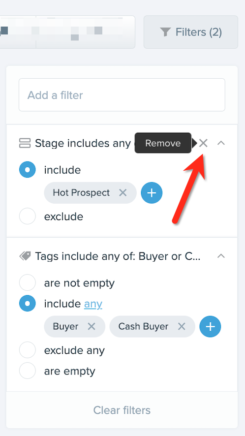 Filtering Contacts – Follow Up Boss - Help Center