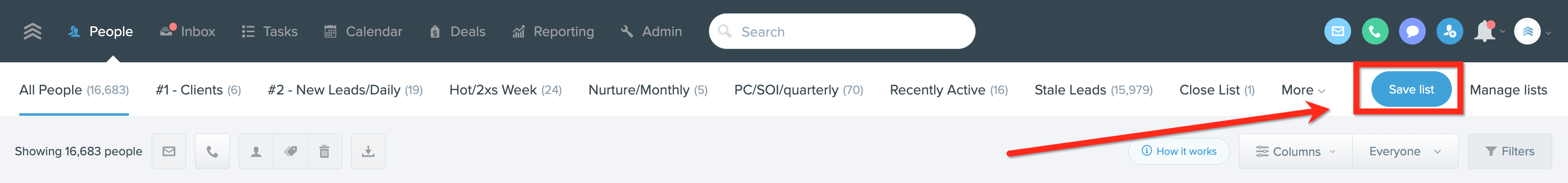 Filtering Contacts – Follow Up Boss - Help Center