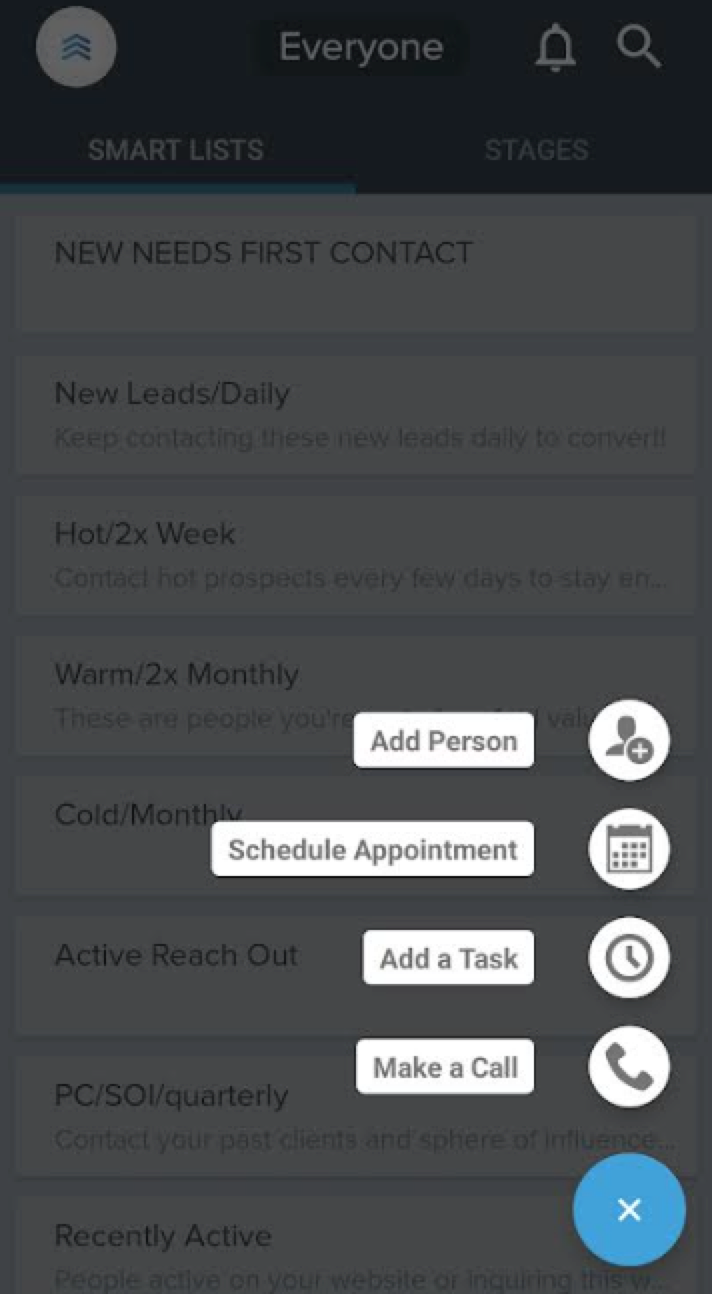 Android: Quick Actions – Follow Up Boss - Help Center