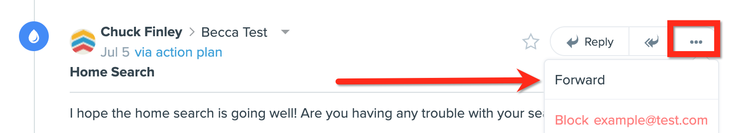 Forwarding Emails – Follow Up Boss - Help Center