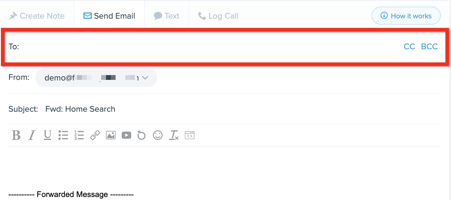 Forwarding Emails – Follow Up Boss - Help Center