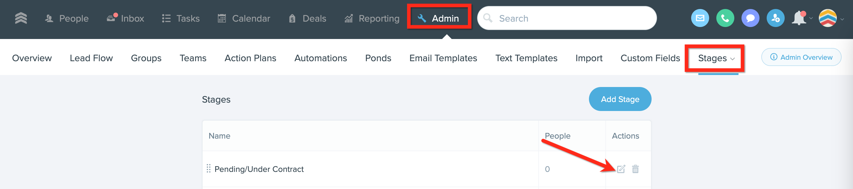 Custom Stages – Follow Up Boss - Help Center