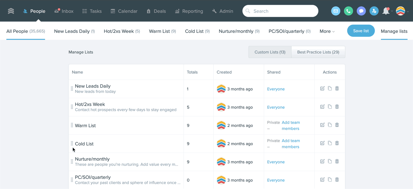 Manage Smart Lists – Follow Up Boss - Help Center