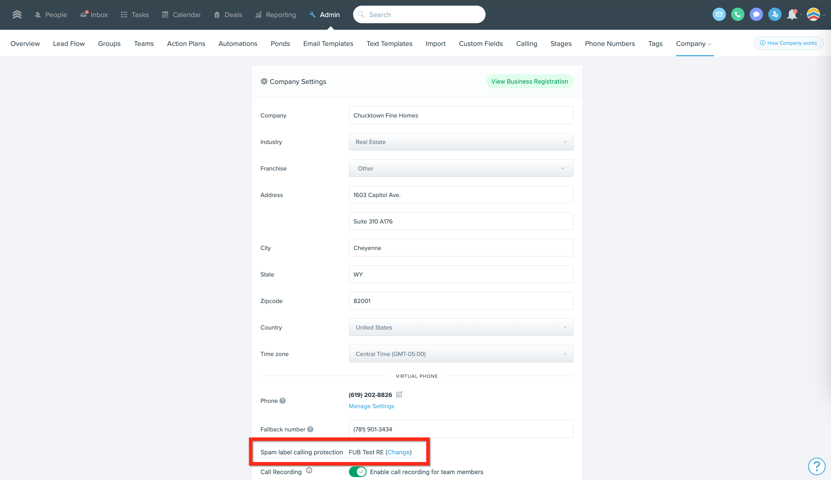 Spam Label Calling Protection – Follow Up Boss - Help Center