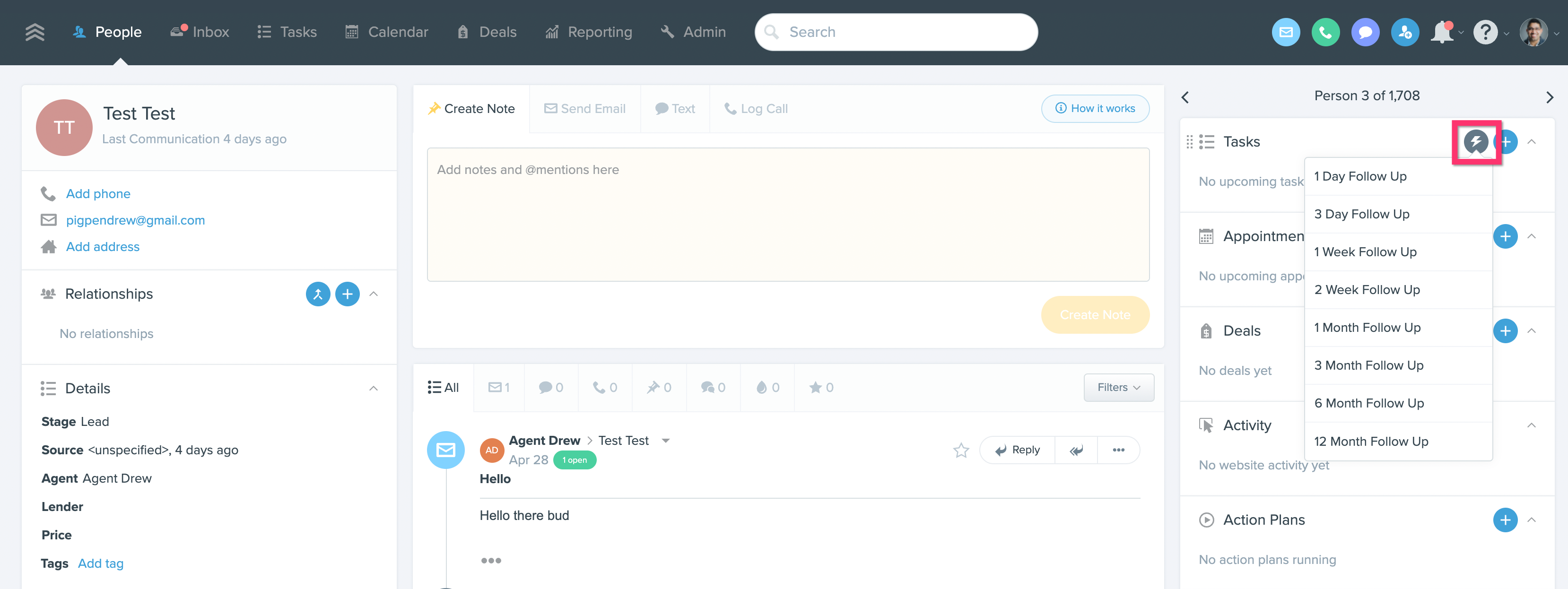 Creating Follow Up Tasks Follow Up Boss Help Center Creating Follow Up Tasks Follow Up Boss Help Center